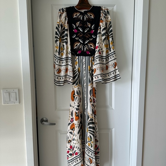 FARM Rio | Dresses | Farm Rio Sand Palms Paradise Embroidered Cut Out ...